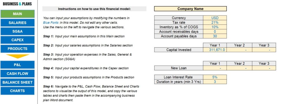 Restaurant Financial Plan Template [2024 Guide] - Excel Financials